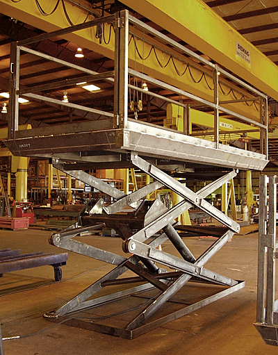 Cisco-Eagle Catalog - Scissor Lift - 48" x 72", 96" Travel, 3,000 lb. Cap.