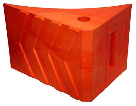 Cisco-Eagle Catalog - Urethane (Orange) Wheel Chock 11 3/8"W x 8 1/4"H ...