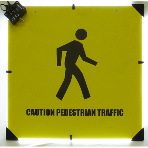 Cisco-Eagle Catalog - Safety Gate Activated 24" Double-Sided LED Sign