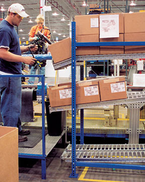 Oklahoma City Gravity Flow | Oklahoma Carton Flow | Flow & Tilt Shelving