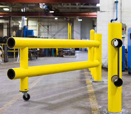 Cisco-Eagle Catalog - Pipe Guardrail Wheeled Swing Gate - Heavy Duty ...