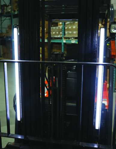 Forklift Alert Lights Front & Back Mounted | Industrial Collision ...