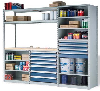 Cisco-Eagle Catalog - Medium Duty Mini-Rack Shelving - 72" W x 48" D x ...