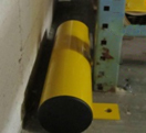 Floor-Mount Pallet Stop for Warehouse Protection