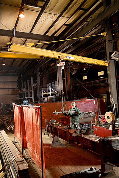 Cisco-Eagle Catalog - Wall Bracket to Tie Rod Jib Crane - 1 Ton Cap., 8 ...