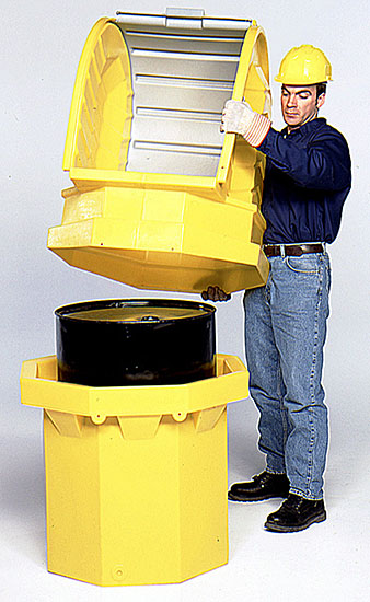 Paint Waste Containment | Waste Materials Collection System | Roll-top ...