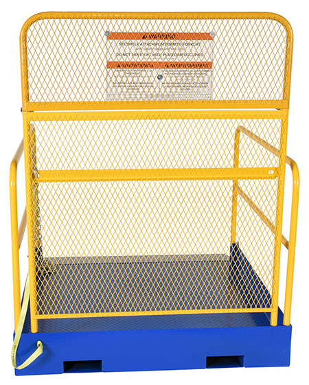 Cisco-Eagle Catalog - Fork Truck Mounted Loading Platform - w/Safety Rails