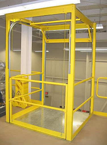 Cisco-Eagle Catalog - Overhead Mezzanine Safety Gate. 65"W x 65"D x 98"H