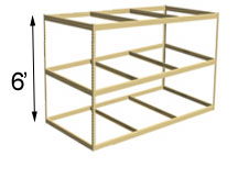 Double Rivet Rite Shelves, Extra Heavy Duty No Decking