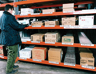 Houston Gravity Flow Rack | Carton Flow Rack | FIFO Storage Systems ...