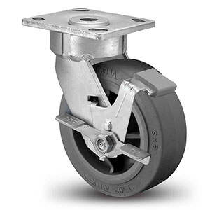 Cisco-Eagle Catalog - Swivel Caster with Side Lock - 6" x 2" TPE Wheel ...